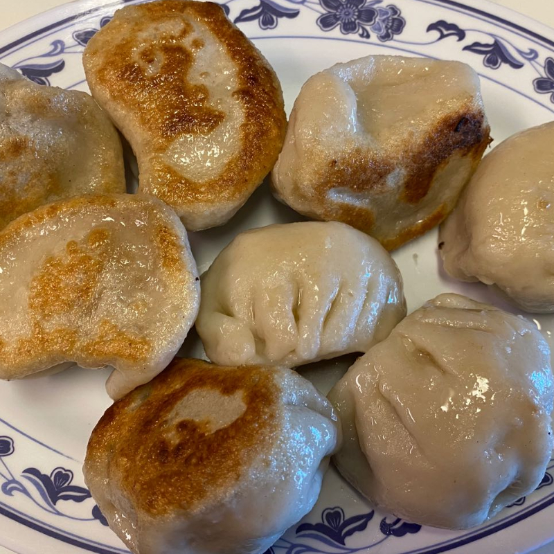 5b. Boiled Dumplings (8) - Green Jade